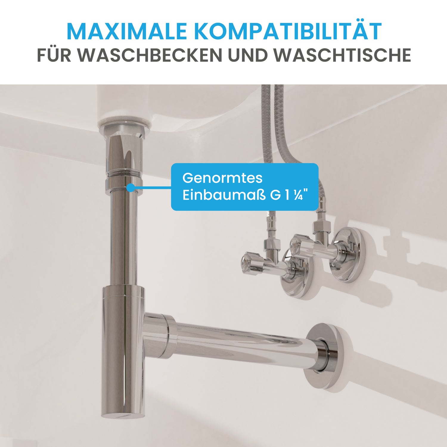 Design Siphon kaufen » universale Passform